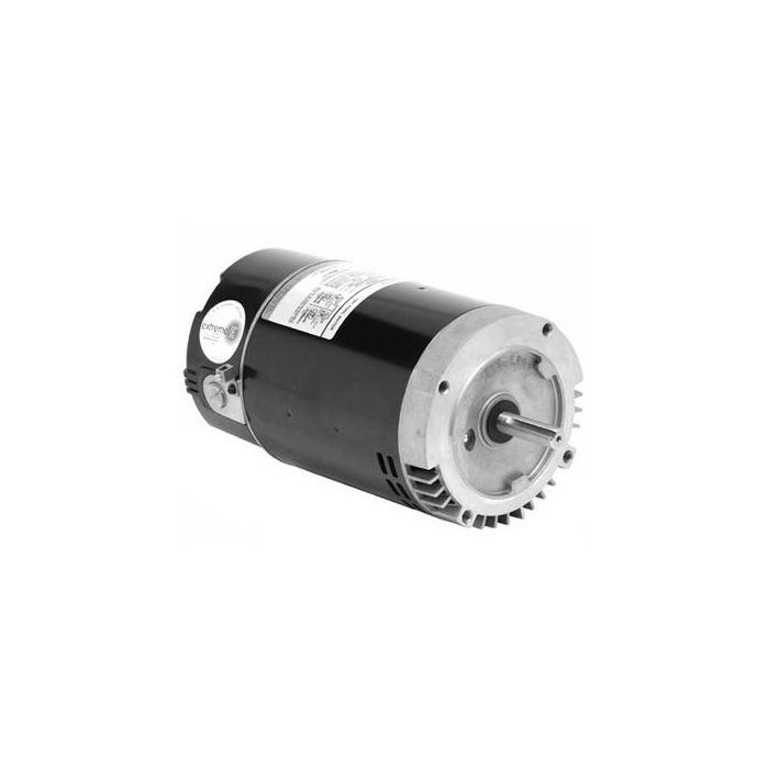 US Motors 1.5 HP 2-Speed Round Flange Threaded Shaft Motor